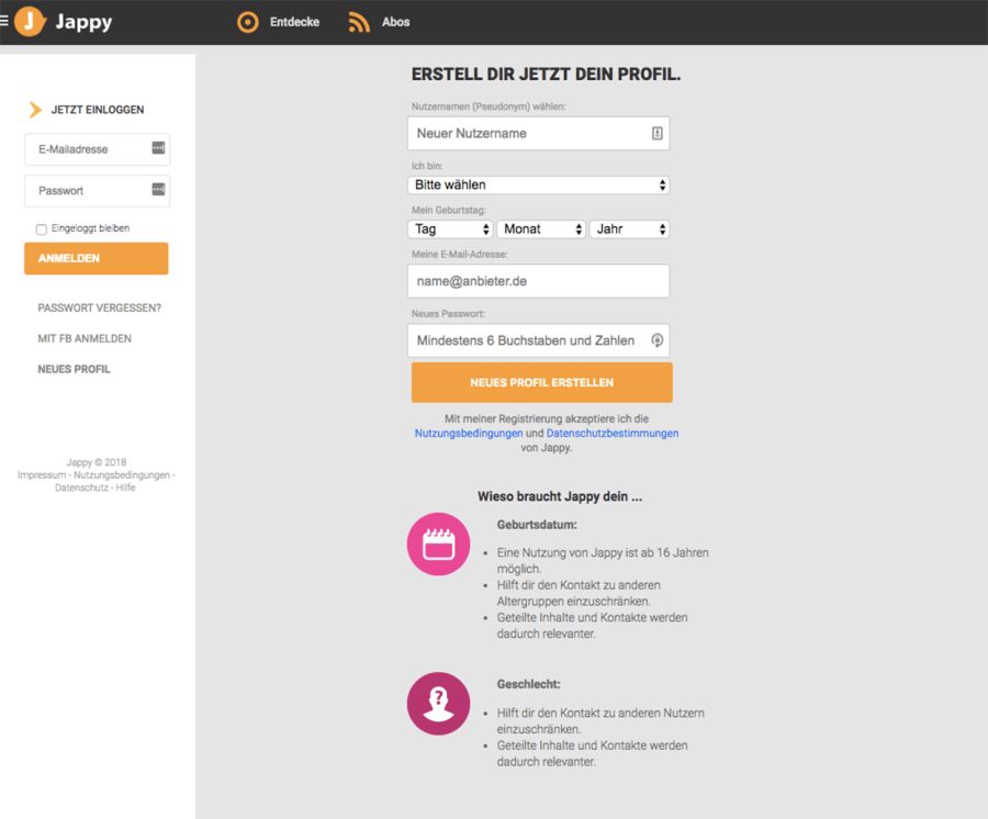 Jappy im Test 2020: Singlebörse oder Spielplatz für Minderjährige? - ZU ...