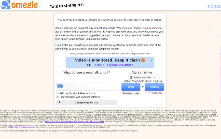 Omegle Test April 2026 - Omegle random chat! - ZU-ZWEIT.ch
