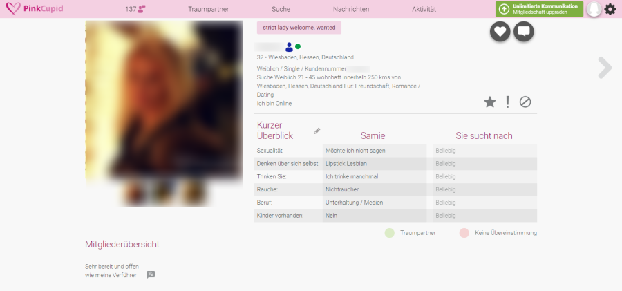 PinkCupid Test Oktober 2025 - Lesbische Frauen kennenlernen? - ZU-ZWEIT.ch