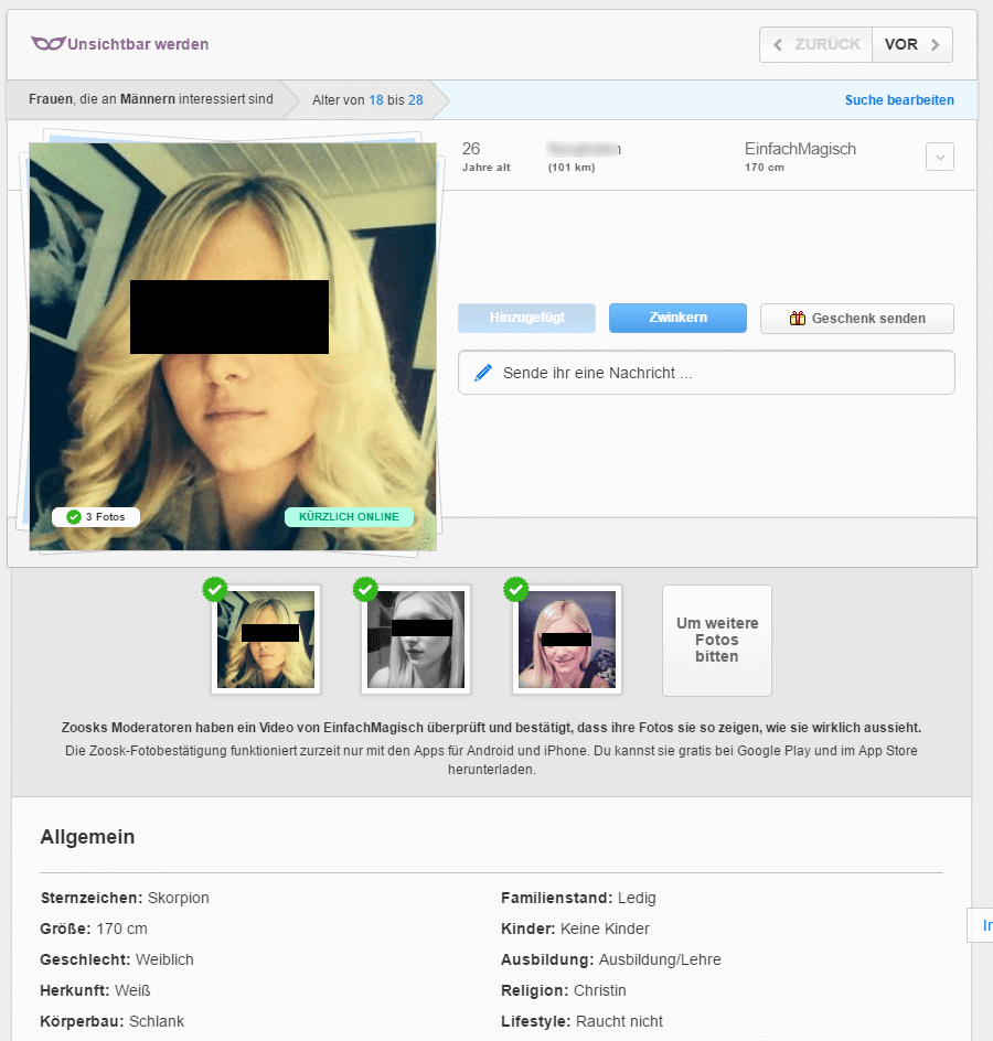 Zoosk im Test 2025 - Abzocke oder echte Dates? - ZU-ZWEIT.ch